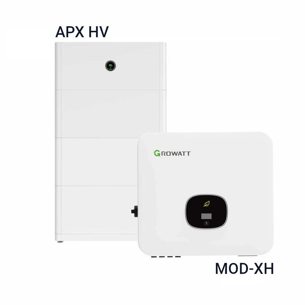 Growatt MIN 4200 TL-XH 1ph HYBRID INVERTER + APX 5kWh Lithium Ion ...