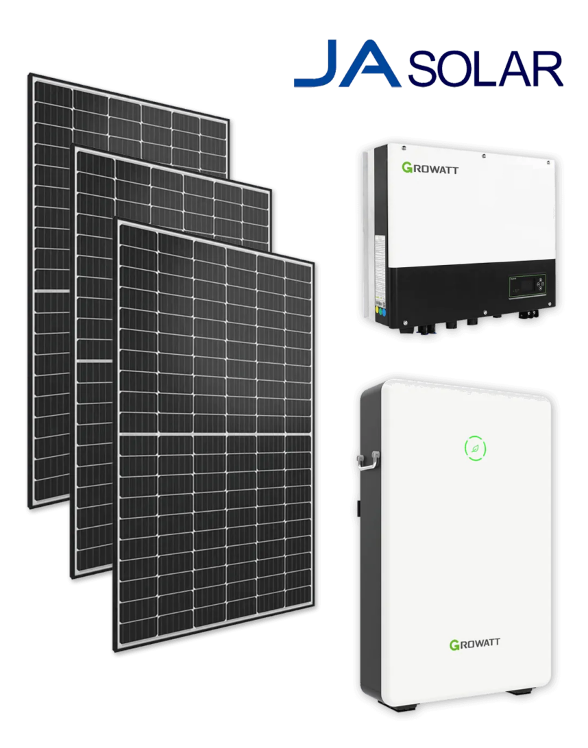 4kW Solar PV + Growatt APX 5kWh Battery Storage Package | Solar Energy ...